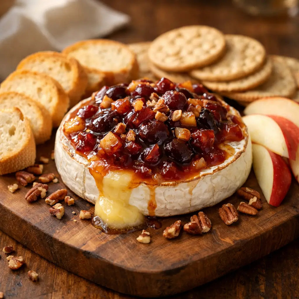Cherry Apple Bourbon Butter Brie – Sweet Home Foods