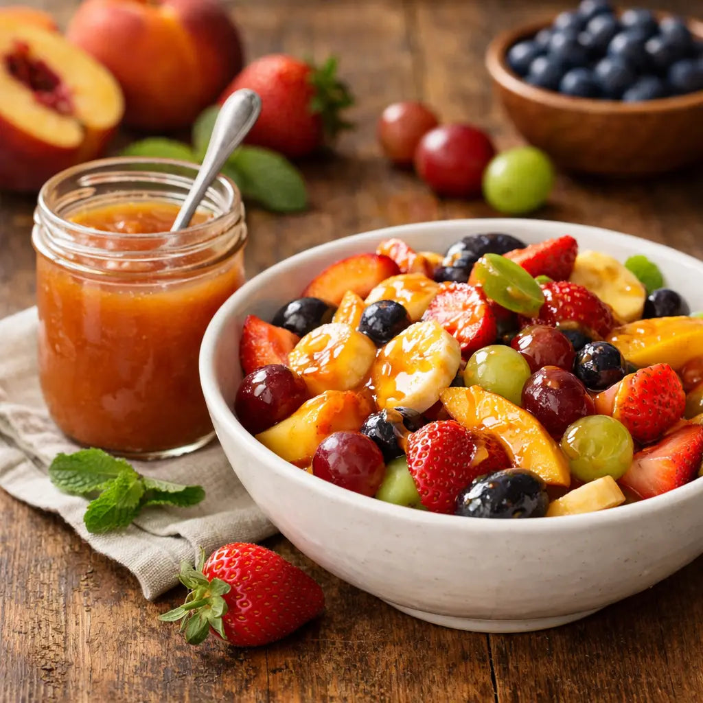 Peach Butter Fruit Salad Sauce – Sweet Home Foods