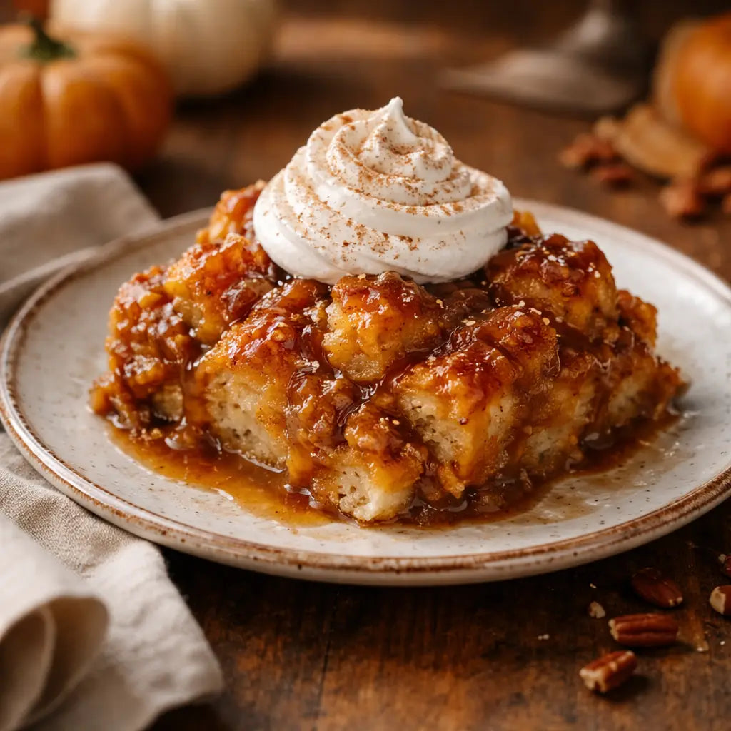 Pumpkin Butter Bread Pudding – Sweet Home Foods