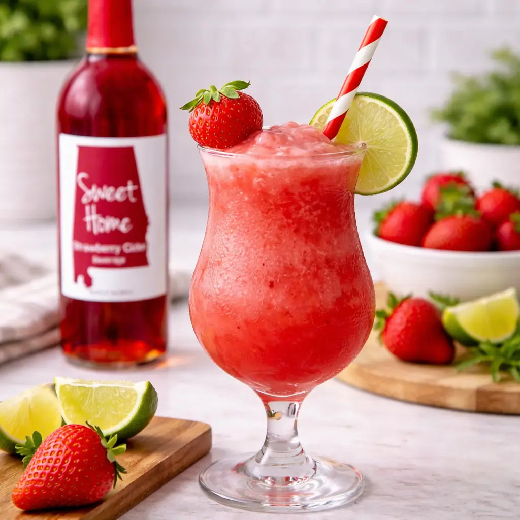 Strawberry Daiquiri Mocktail – Sweet Home Foods